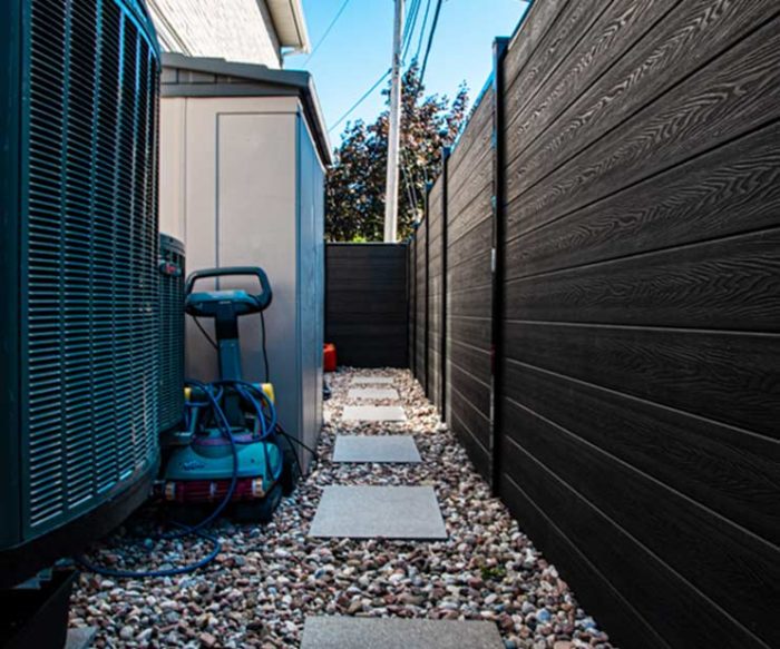 #1 cheap composite Privacy Screen | Ezfence Natural | SGC