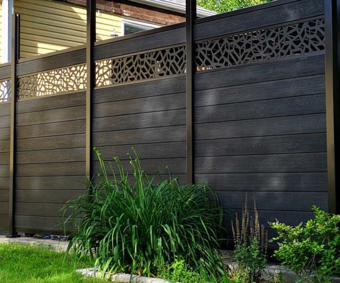 #1 cheap composite Privacy Screen | Ezfence Natural | SGC