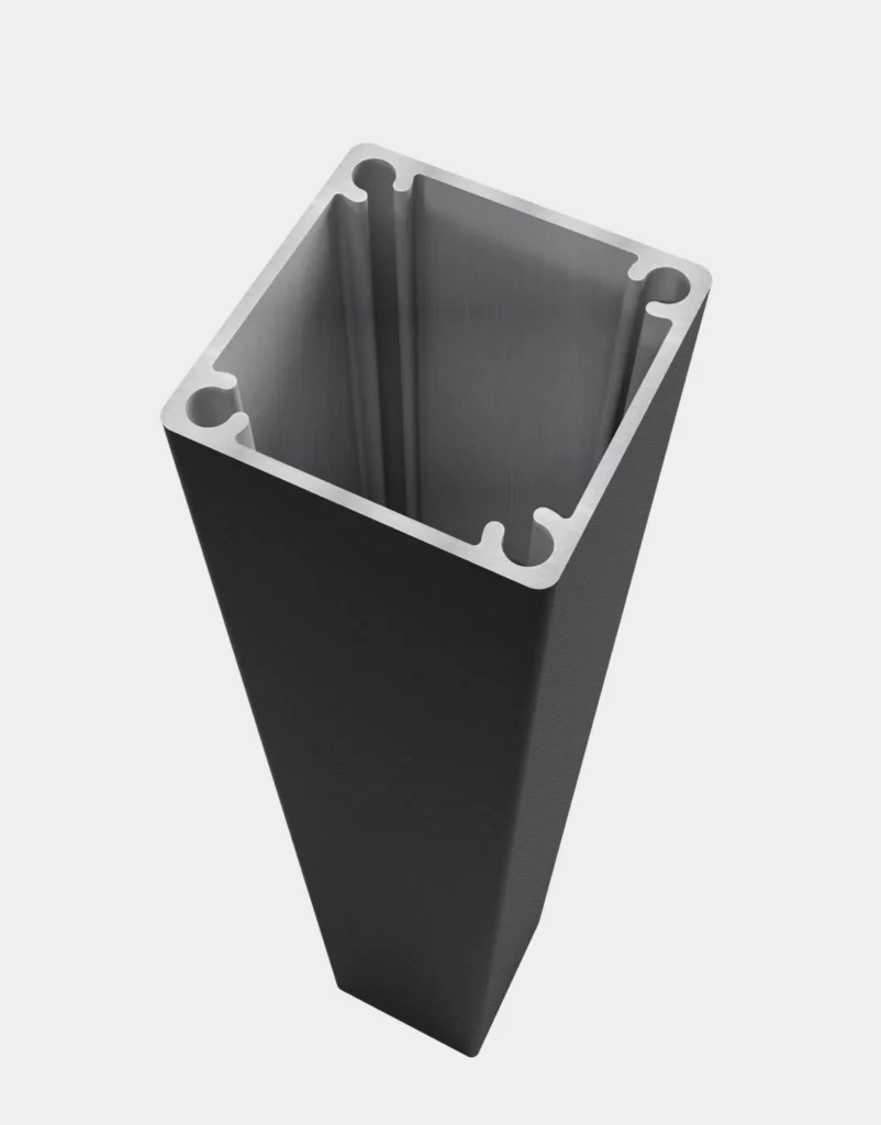 Aluminum Post 2.5x2.5in for Privacy screen - SGCPRODUCTS US