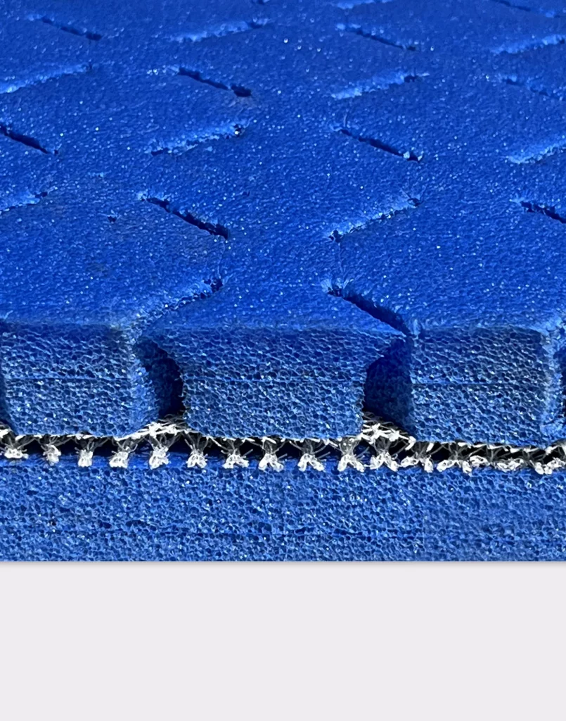 Ezpad Puzzle 50mm Shock Pad – Blue Foam for Sports Fields & Playgrounds